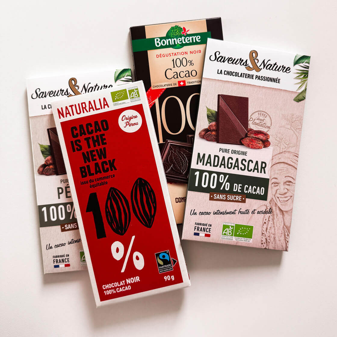 Les 8 meilleurs chocolats 100% cacao (et sans sucre)